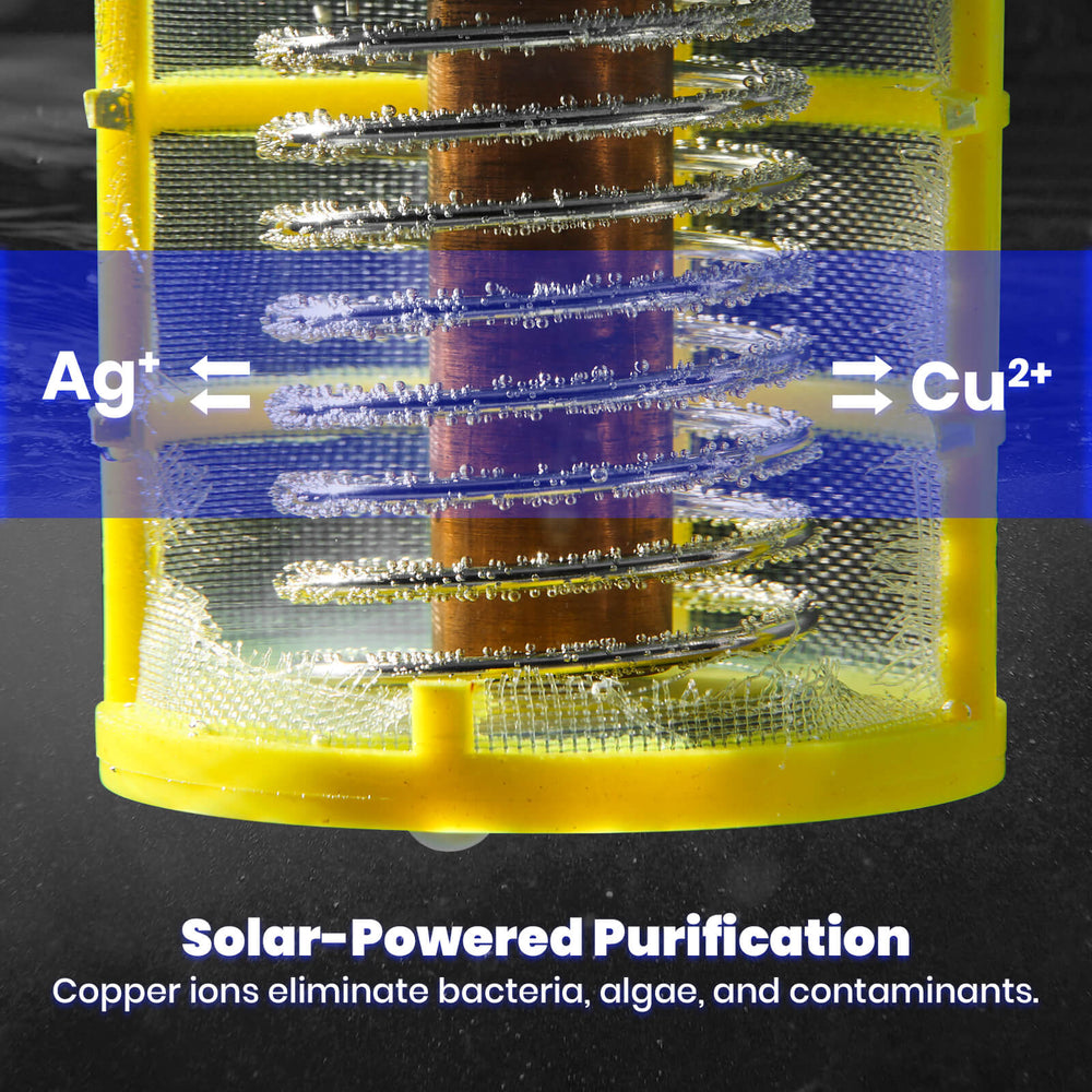 Airthereal Solar Pool Ionizer - Floating Water Cleaner and Purifier ...