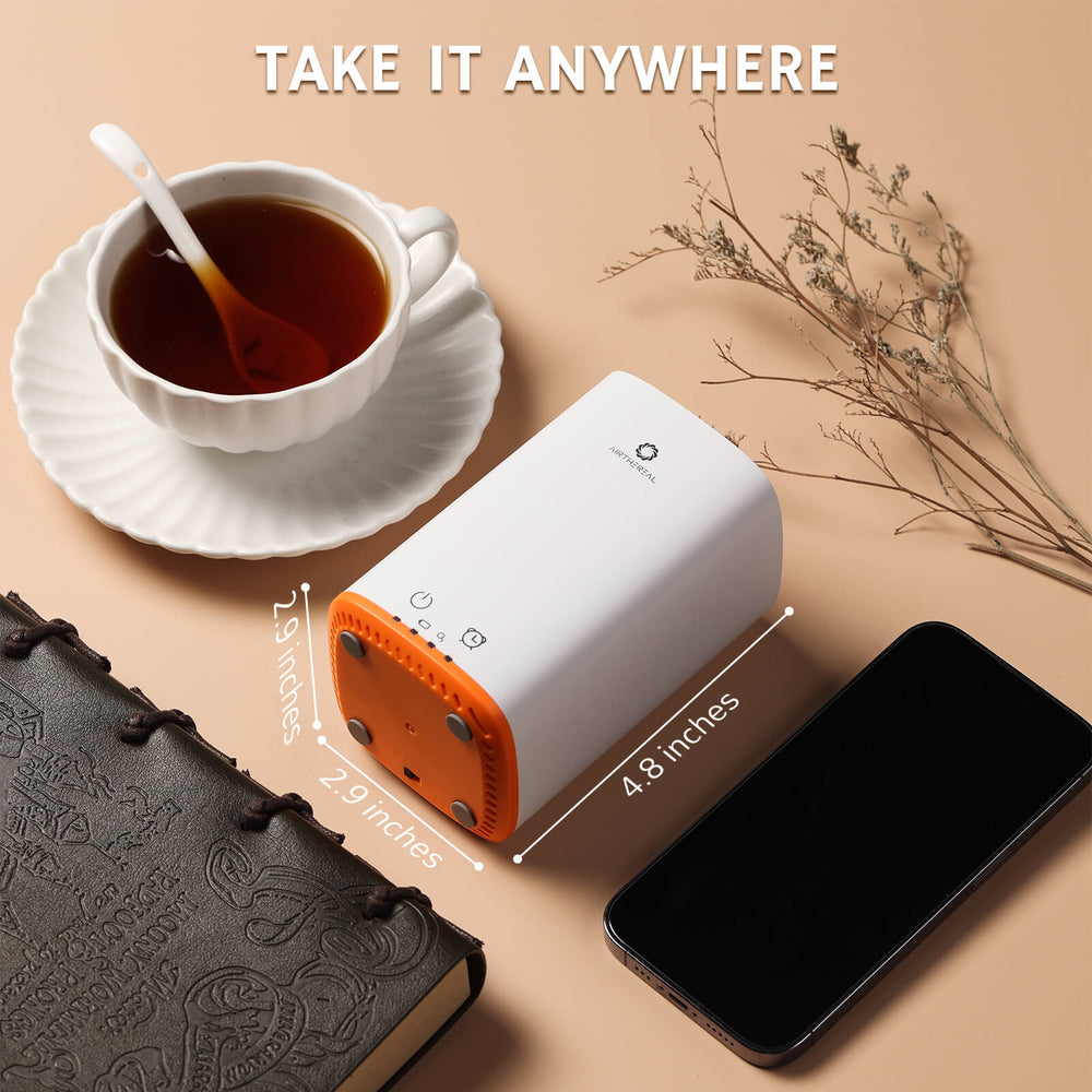 Airthereal PA300-GO Portable Ozone Generator, Cordless Battery-Powered ...