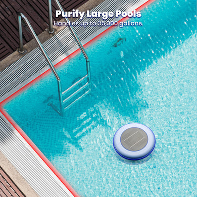 Airthereal Solar Pool Ionizer - Floating Water Cleaner and Purifier ...