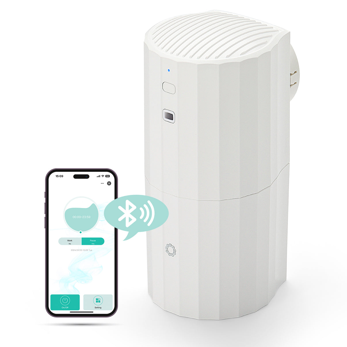 Airthereal Plug-In Waterless Fragrance Diffuser, 130ml Nebulizing ...