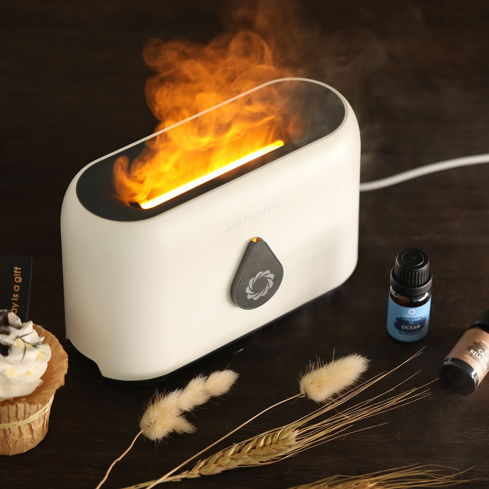 Airthereal Flame Diffuser - Essential Oil Diffuser and Ultrasonic Cool ...